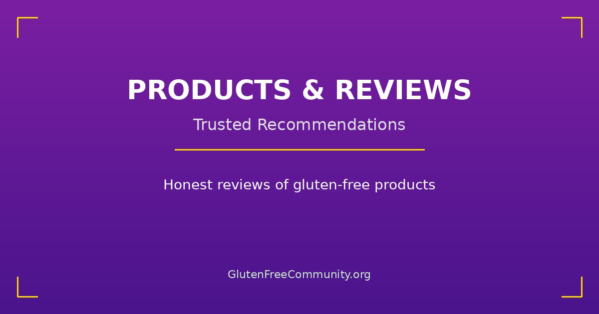 Products & Reviews — Gluten-Free Product Reviews & Brand Directory ...
